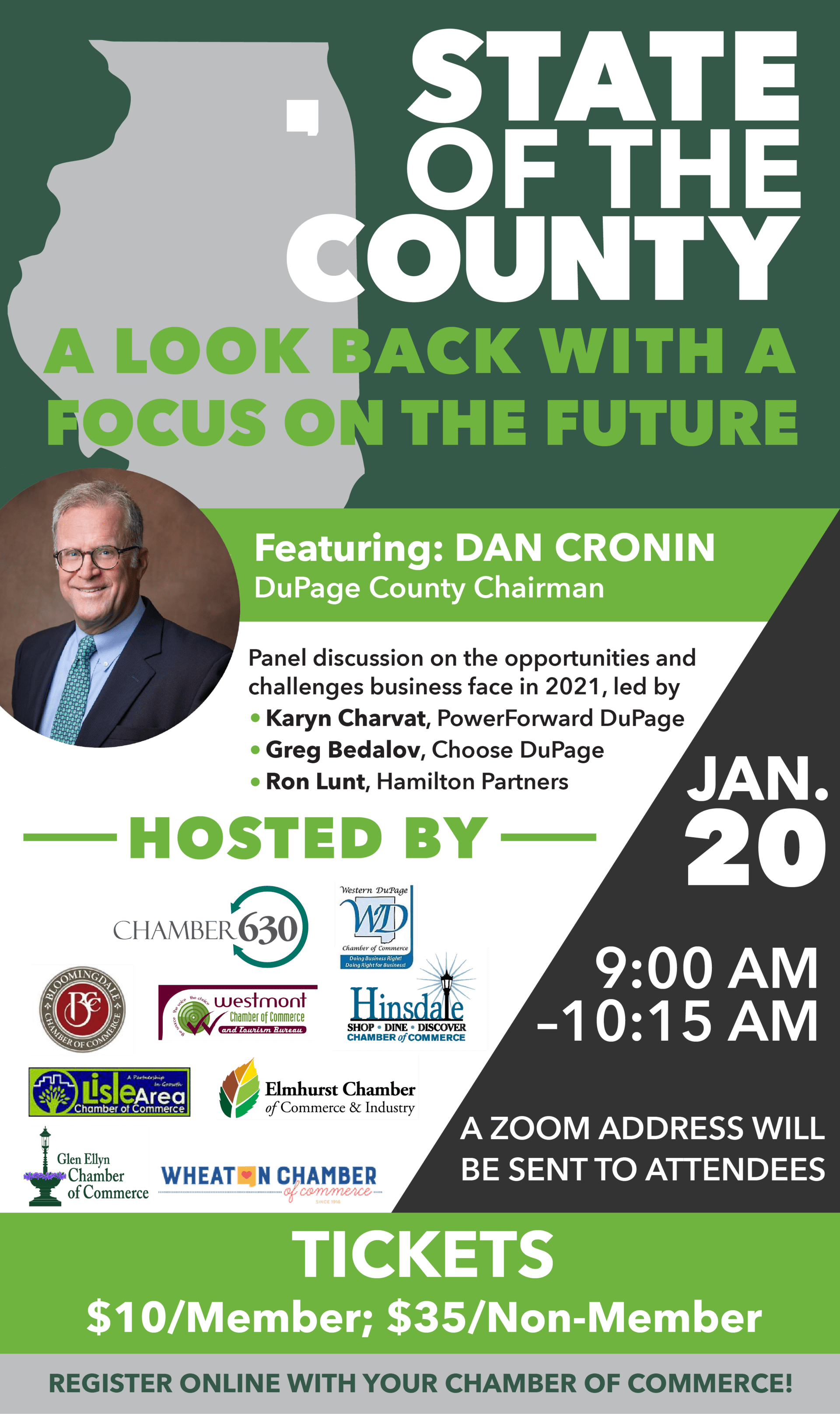 2021 Virtual State of the County Address | PowerForward DuPage